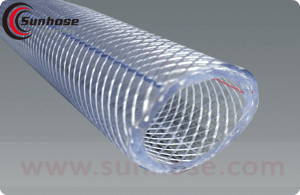 Clear Reinforced PVC Fiber braided Hose,REINFORCED PVC HOSE